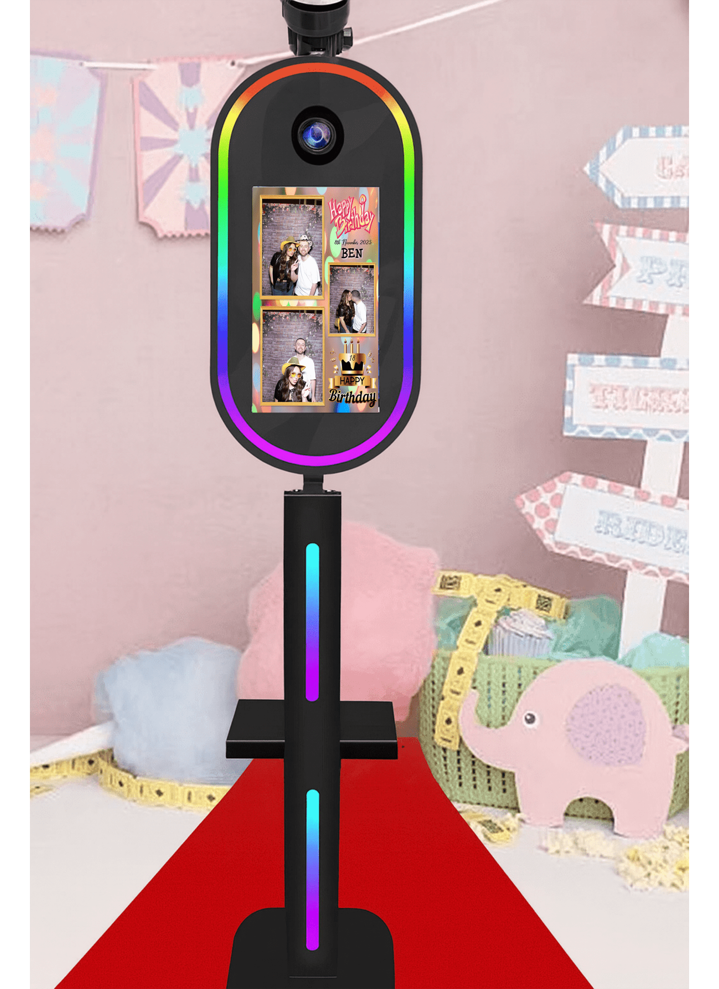 Acorn Party Hire – Selfie Mirror Photobooth – Hashtag printing – Light ...